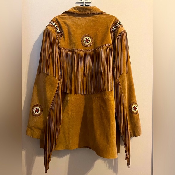 Scully | Jackets & Coats | Scully Brown Leather Bohorock Fringe Coat ...